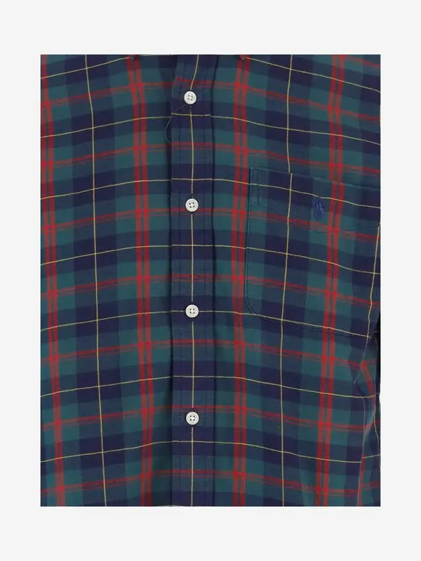 Polo Ralph Lauren Cotton Shirt With Check Pattern