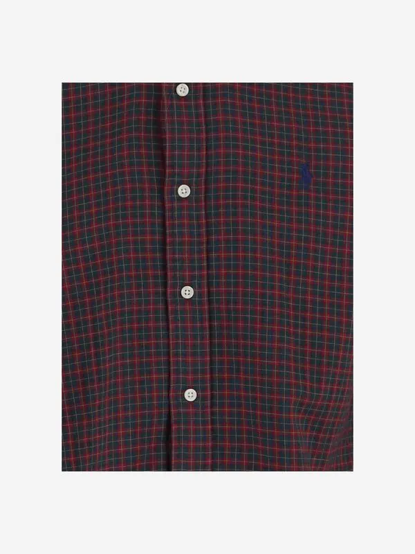Polo Ralph Lauren Cotton Shirt With Check Pattern