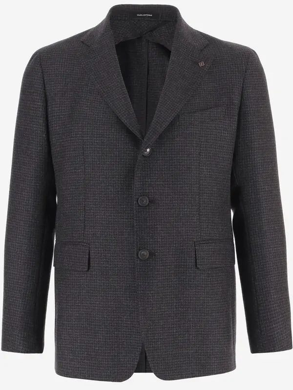 Tagliatore Woln Layered Collar Jacket