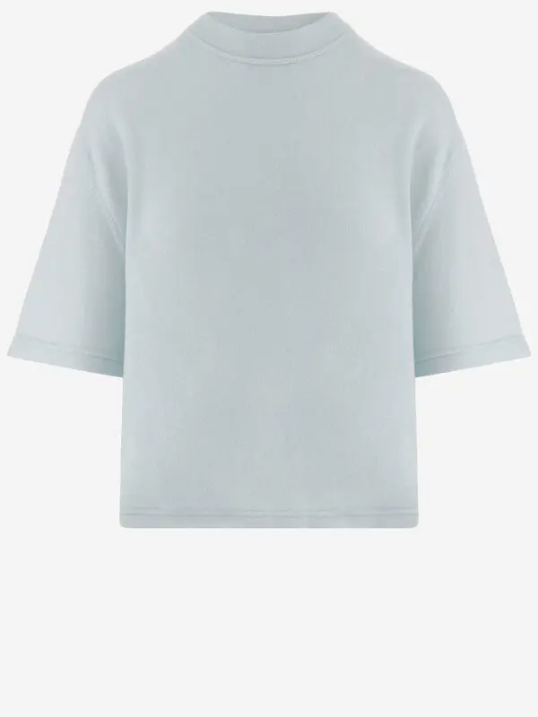 SA SU PHI Cashmere Sweater - Light Blue