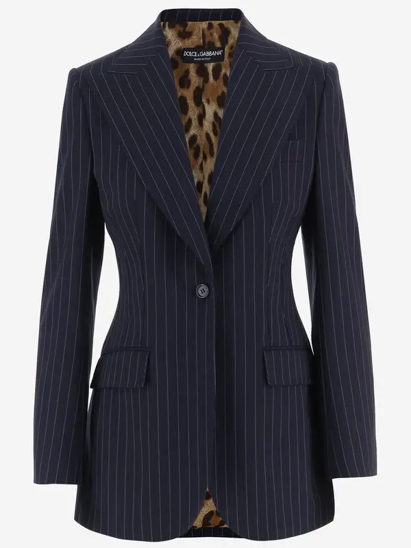 Dolce & Gabbana Turlington Single Breasted Wool Jacket