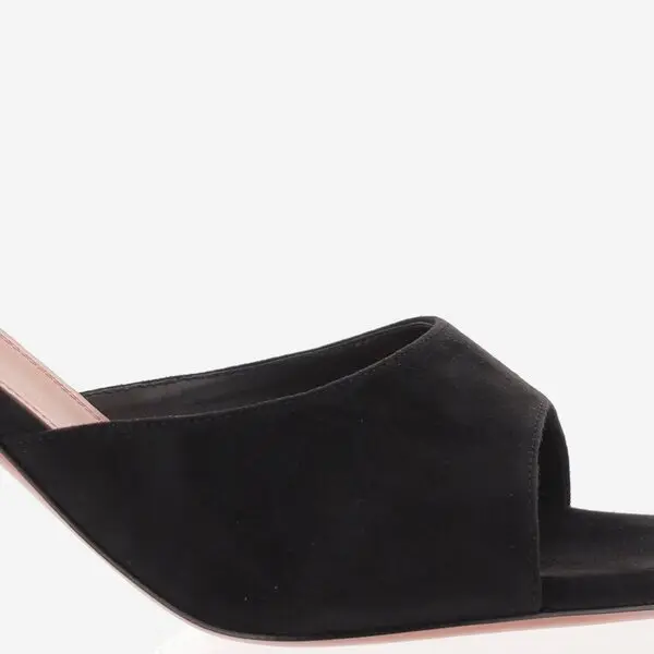 Amina Muaddi Lupita Suede Sandals