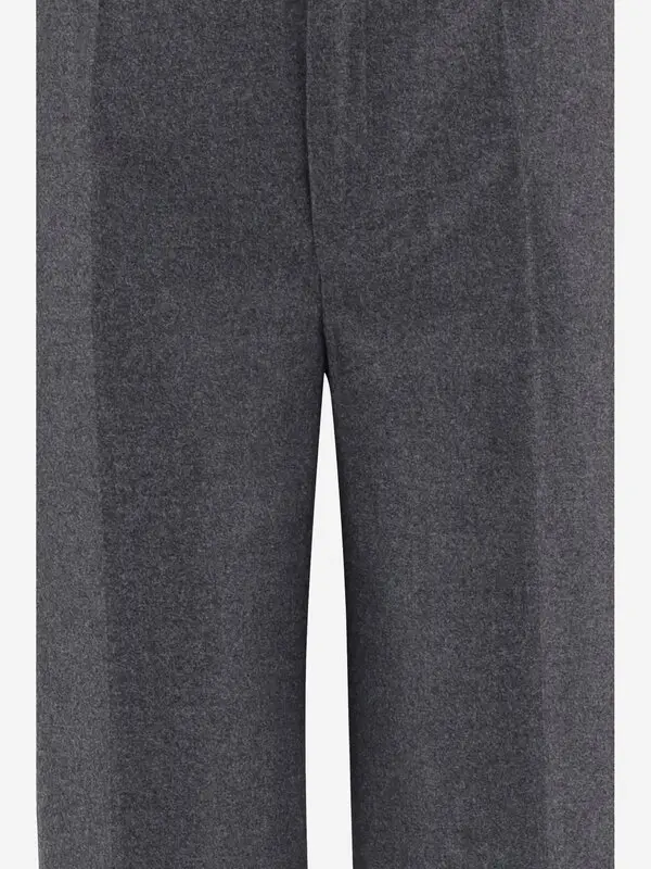 SA SU PHI Tailored Wool And Cashmere Pants