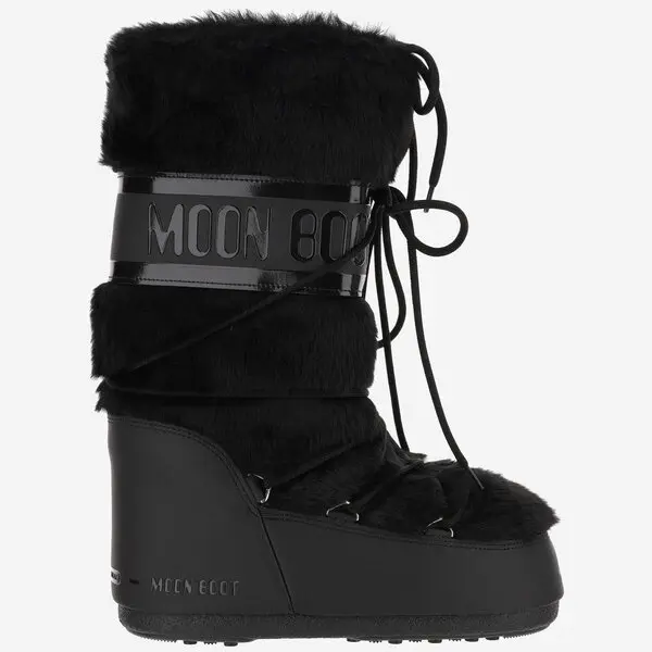 Moon Boot Icon Faux Fur Boots
