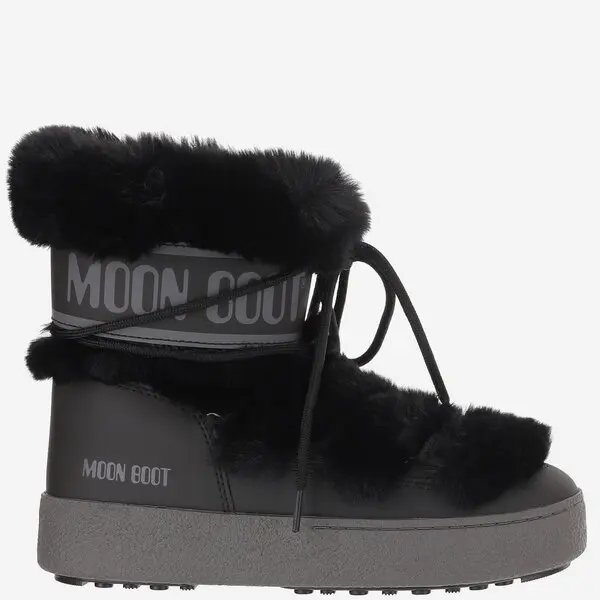 Moon Boot Ltrack Tube Faux Fur Ankle Boots
