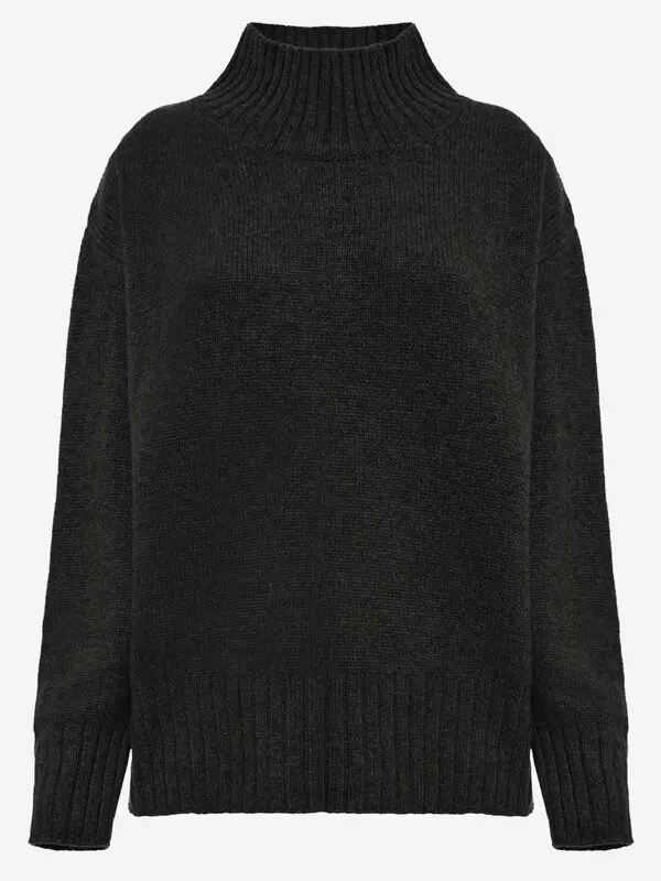 Malo Cashmere Sweater With Turtle Neck