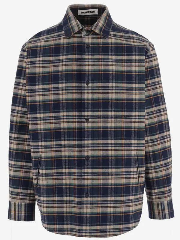 DARKPARK Cotton Shirt With Check Pattern