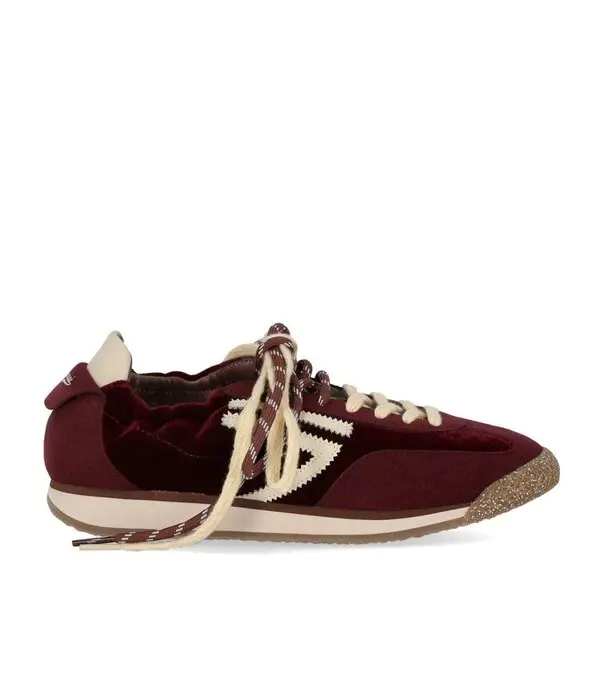 PURAAI 6.02 Panther Velvet Wine Sneaker