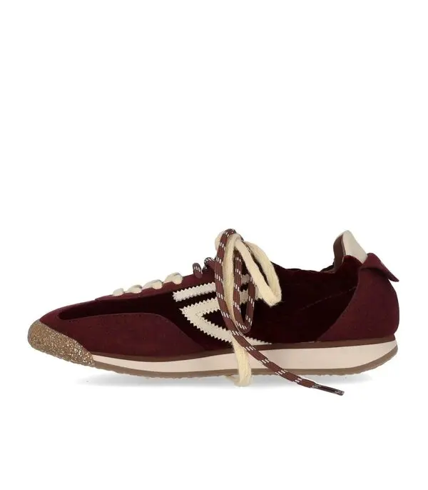 PURAAI 6.02 Panther Velvet Wine Sneaker