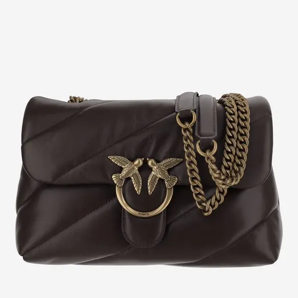 Pinko Love Classic Puff Bag - Brown
