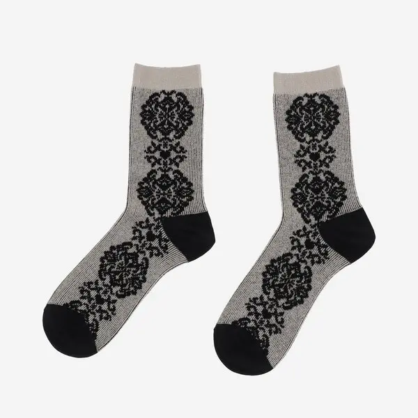 ANT45 Cotton Blend Socks With Floral Pattern - Multi