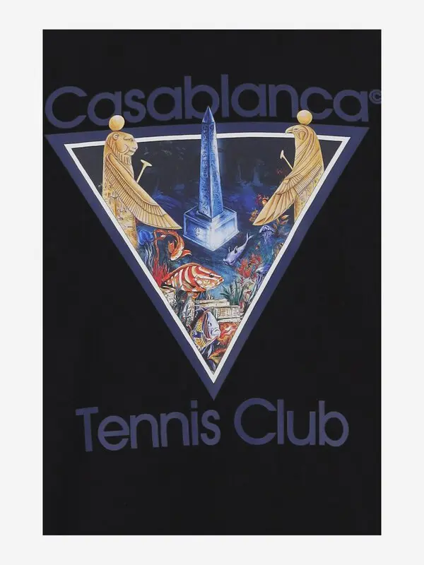 Casablanca Printed Cotton T Shirt
