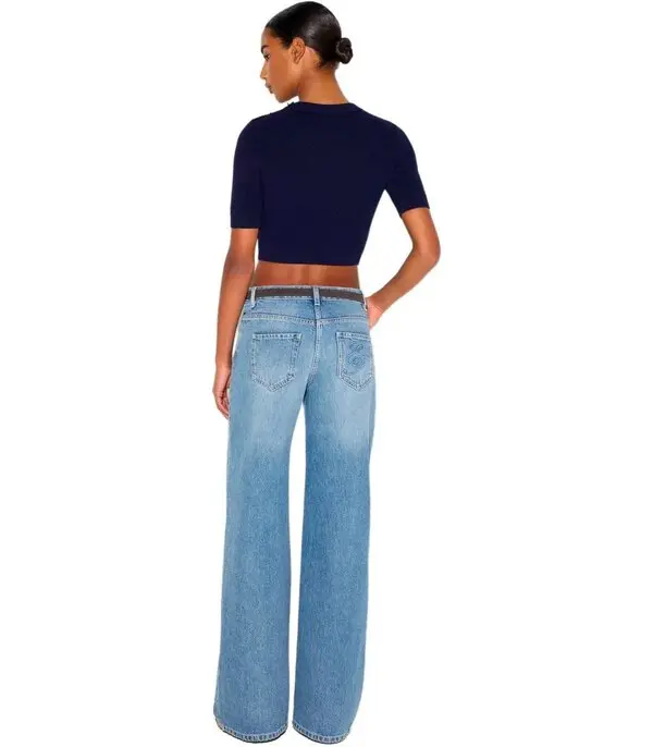 Elisabetta Franchi Wide Leg Jeans
