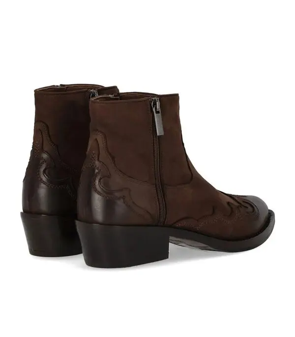 Duccio Del Duca Dark Texan Ankle Boot