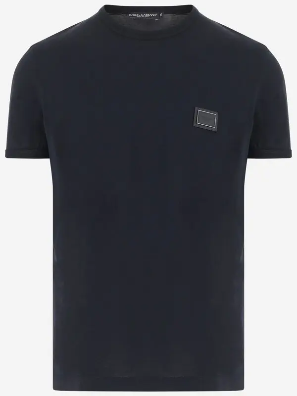 Dolce & Gabbana Cotton T Shirt With Patch