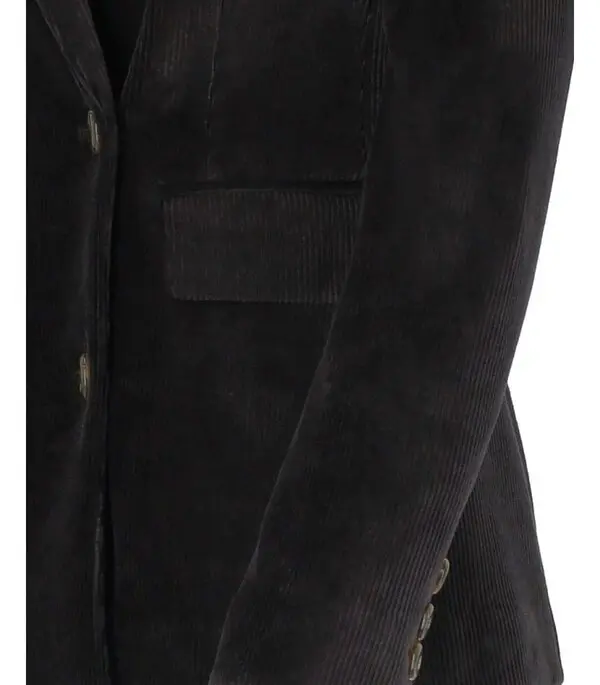 Marella Rum Grey Velvet Blazer