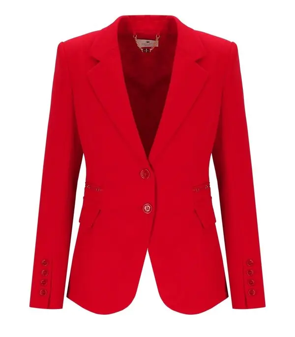 Elisabetta Franchi Single Breasted Blazer