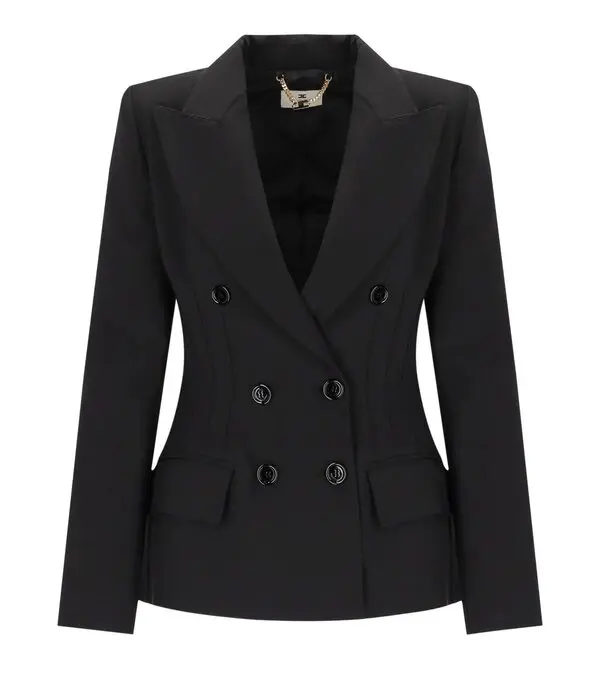 Elisabetta Franchi Double Breasted Blazer