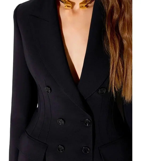 Elisabetta Franchi Double Breasted Blazer
