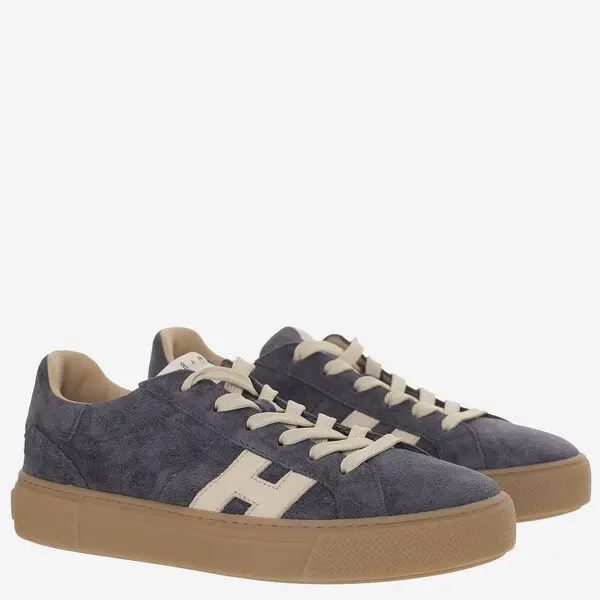 Hogan H705 Suede Sneakers - Navy