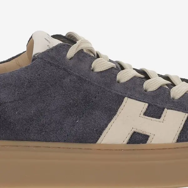 Hogan H705 Suede Sneakers - Navy