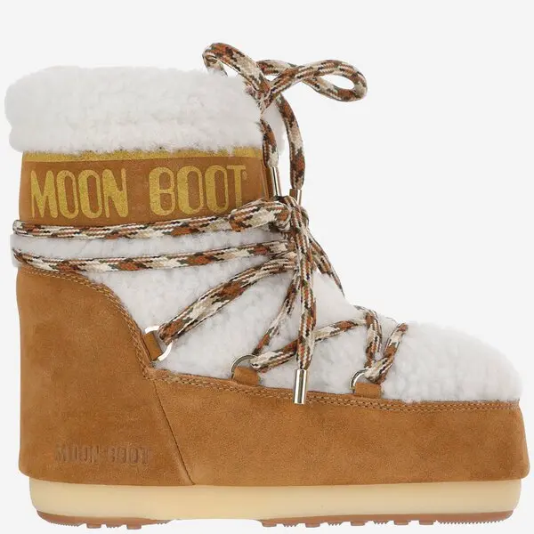 Moon Boot Icon Low Shearling Ankle Boots - Multi