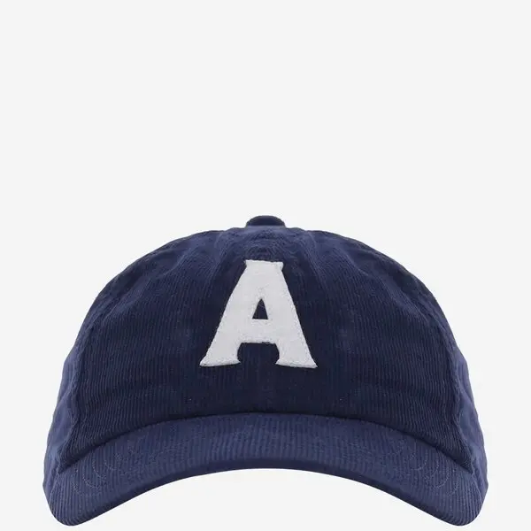 AUTRY Cotton Baseball Cap With Logo - Navy