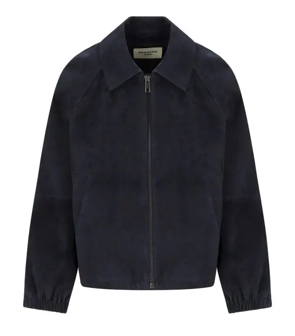 Max Mara Zuppa Suede Jacket - Blue