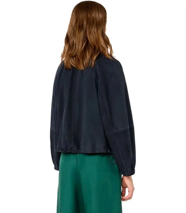 Max Mara Zuppa Suede Jacket - Blue