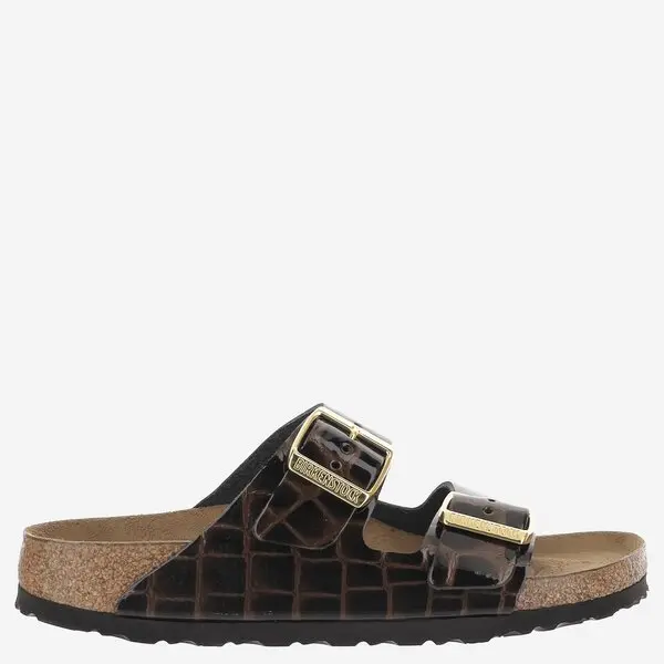 BIRKENSTOCK Arizona Leather Sandals - Black