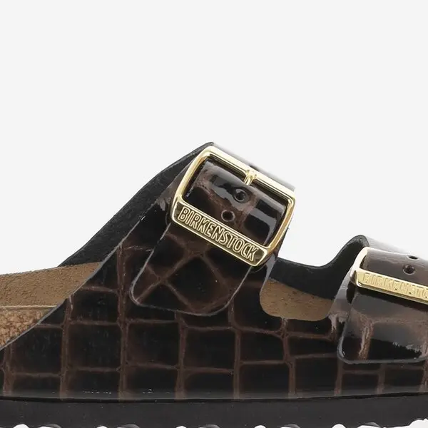 BIRKENSTOCK Arizona Leather Sandals - Black