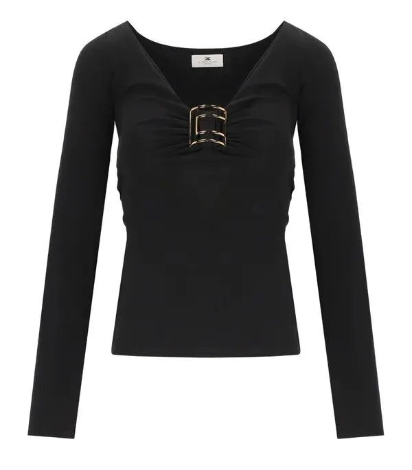 Elisabetta Franchi Top With Logo