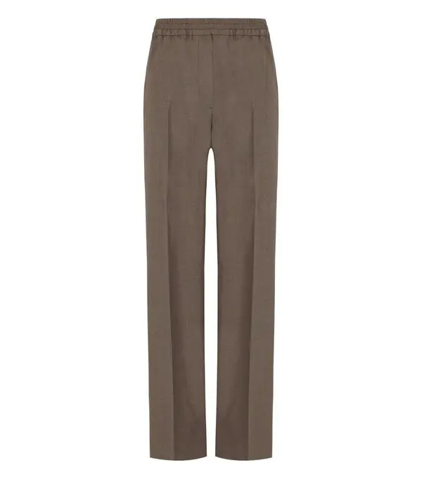 Max Mara Petra Dove Grey Trousers - Brown