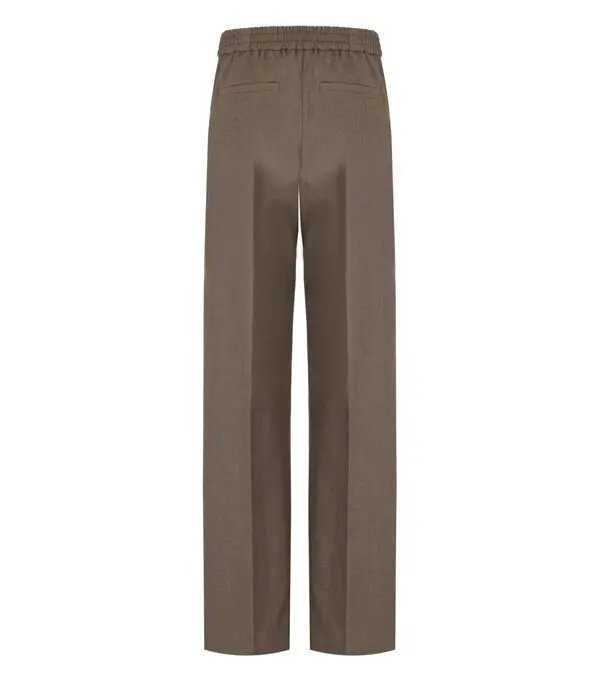 Max Mara Petra Dove Grey Trousers - Brown