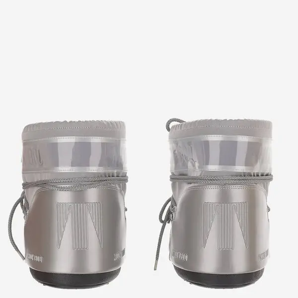 Moon Boot Icon Low Glance Ankle Boots - Silver