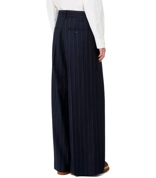 Max Mara Nebbie Pinstripe Trousers