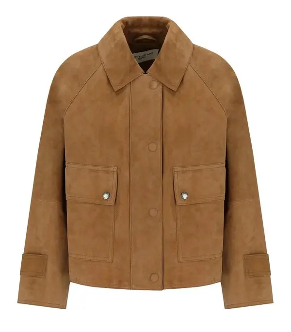 Max Mara Abito Suede Jacket - Beige