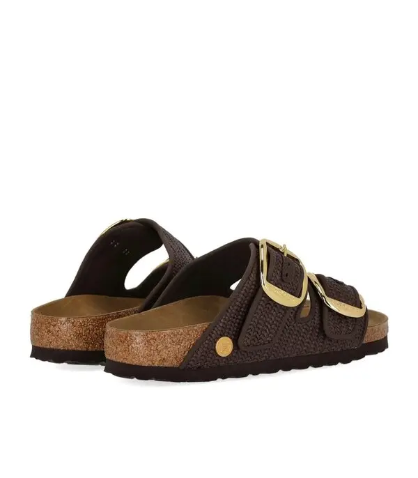 BIRKENSTOCK Arizona Raffia Big Buckle Carafe Sandal