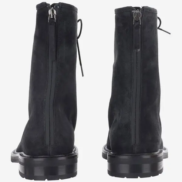 Legres Suede Boots - Black