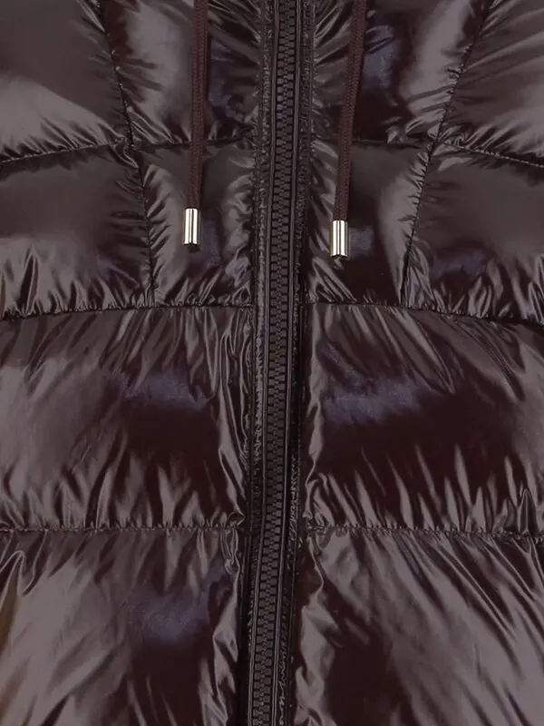 Pinko Nylon Padded Down Jacket - Bordeaux Scuro