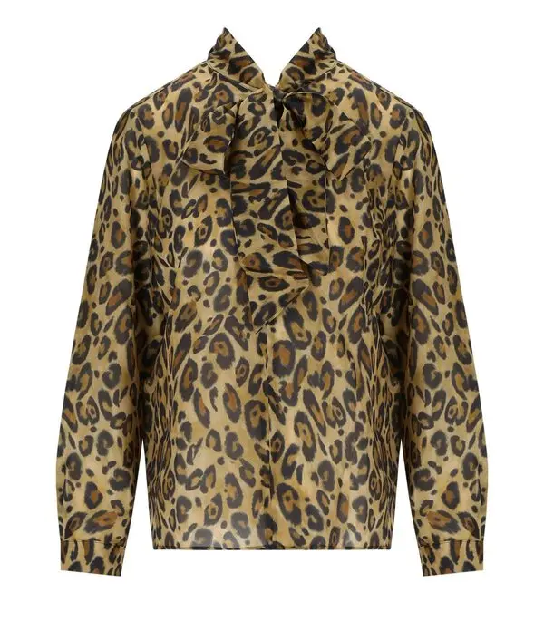 Marella Nastro Animalier Shirt - Brown