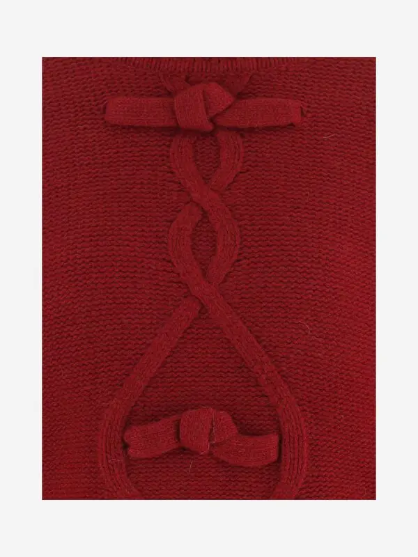 THE GARMENT Wool And Cashmere Sweater With Bows And Braids