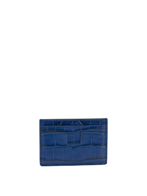 TOM FORD Tejus T Line' Card Holder - Blue