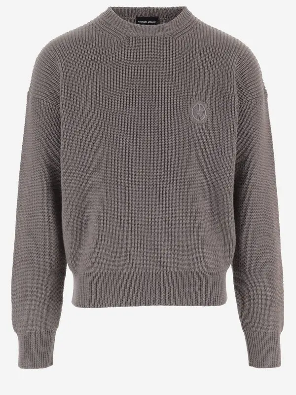 Giorgio Armani Wool Sweater With Logo
