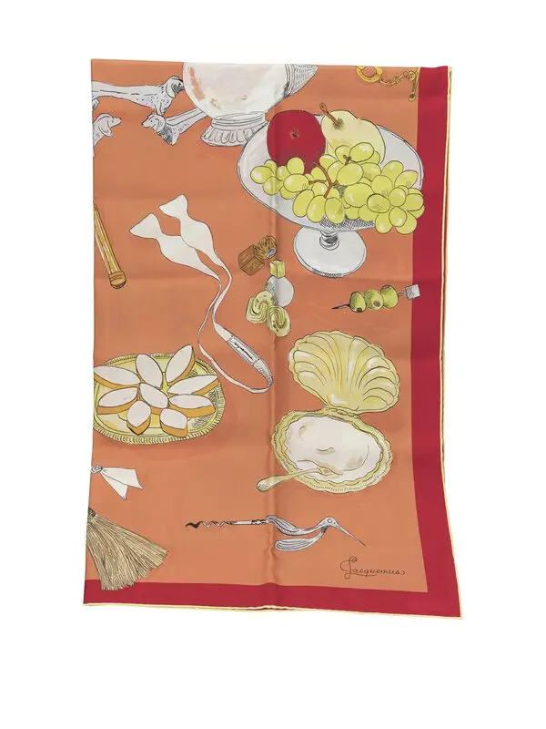 Jacquemus Le Grand Foulard Cocktail' Silk Scarf