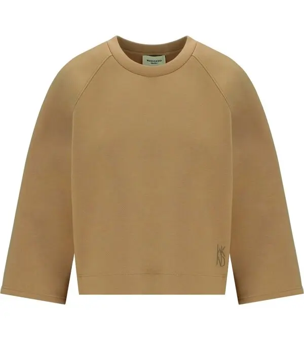 Max Mara Vasto Beige Sweatshirt - Brown