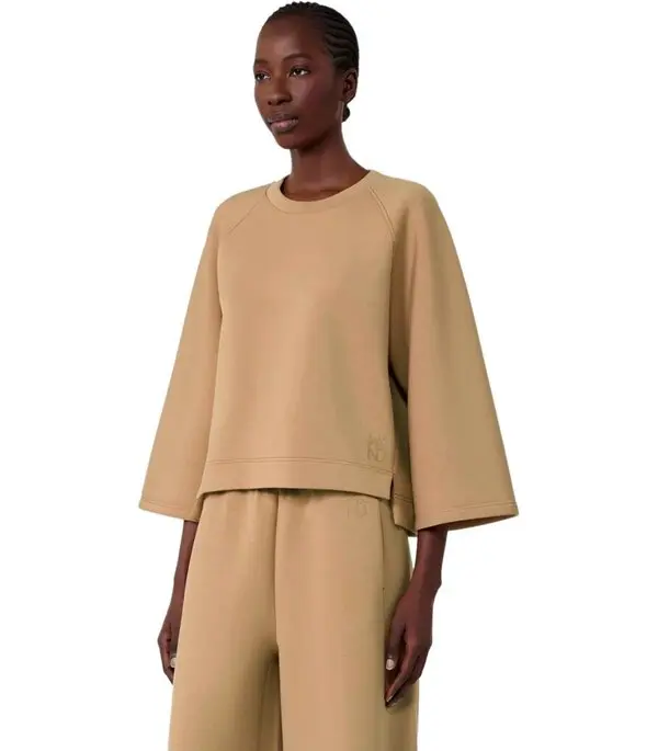 Max Mara Vasto Beige Sweatshirt - Brown