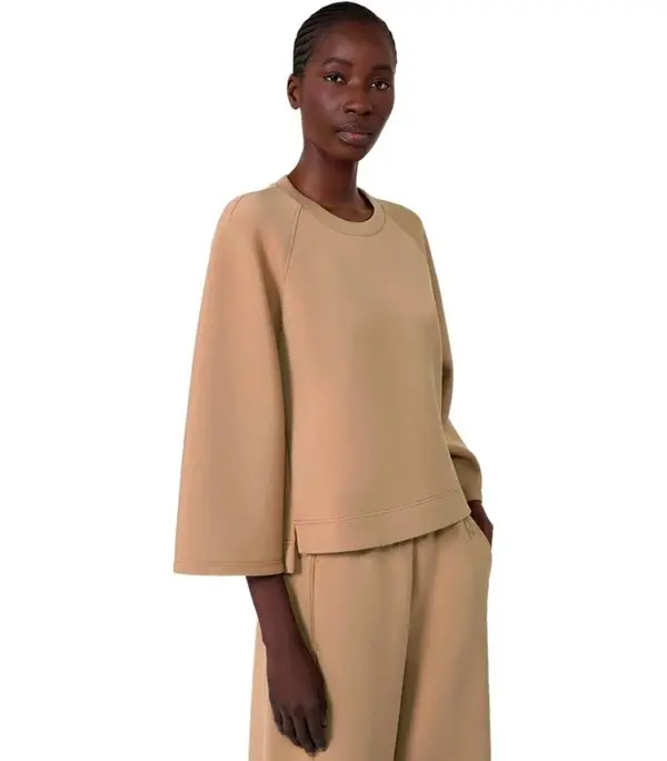 Max Mara Vasto Beige Sweatshirt - Brown