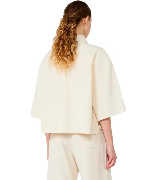 Max Mara Terra Beige Shirt Jacket - Ivory