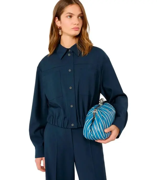 Max Mara Decano Shirt Jacket - Blue